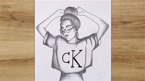 How To Draw A Girl With Glasses Very Easy Drawings Girls With