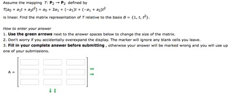 Solved Assume The Mapping T P Rightarrow P Defined By Chegg Com