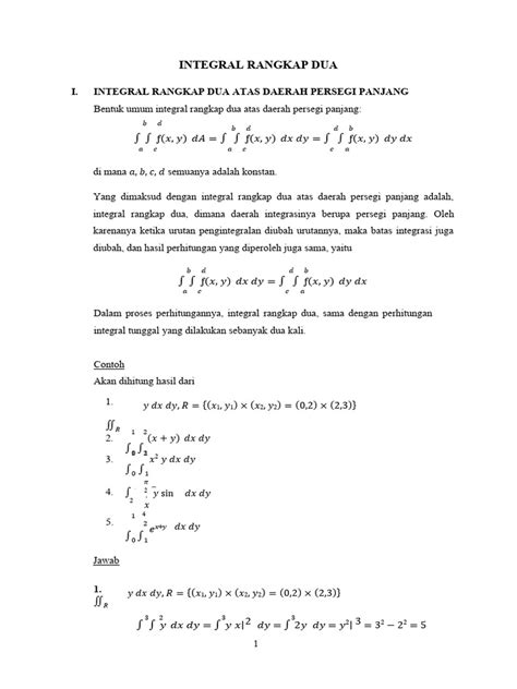 Integralrangkap Pdf