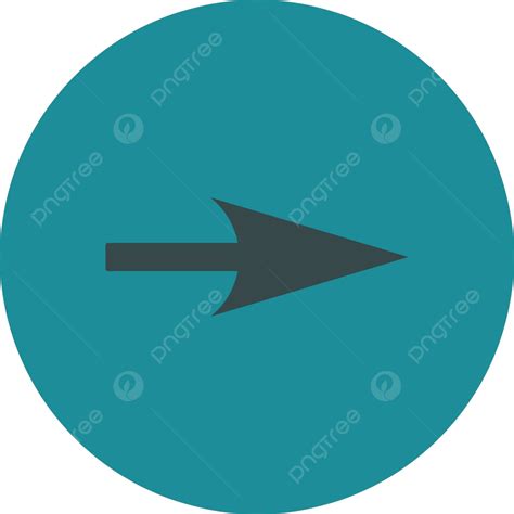 Round Button With Soft Blue Hues And An Arrow Along The X Axis Vector