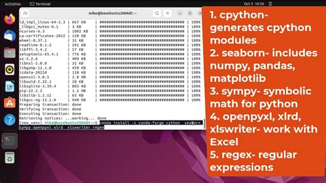 Anaconda Python Part Create Virtual Environment In Linux YouTube