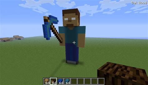 Lord Herobrine Statue Minecraft Map