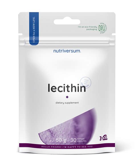 Nutriversum Vita Lecithin 30 Softgel Caps Muscleshop