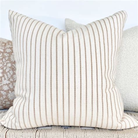 Boho Stripe Pillow Etsy