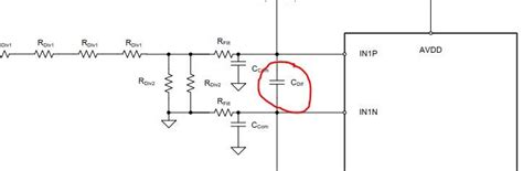 ADS131E06 Analog Input Differential Capacitor Value Data Converters Forum Data Converters