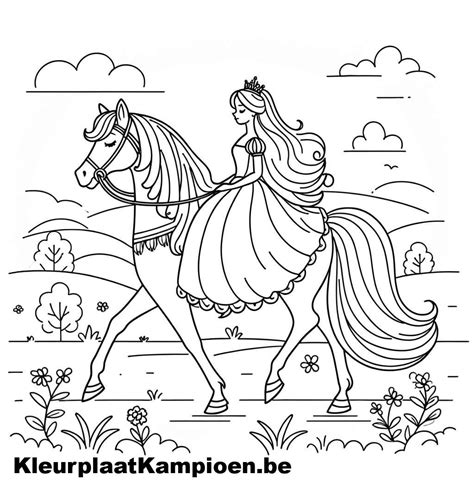 Download En Print Je Favoriete Prinsen En Prinsessen Kleurplaten