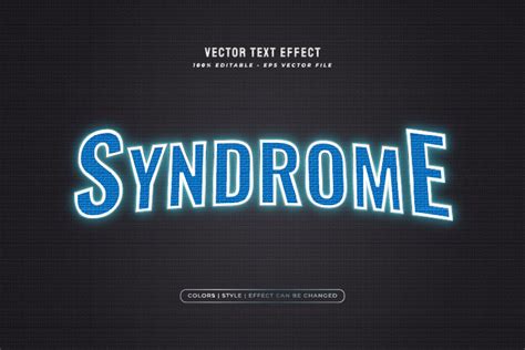 Blue Glowing Neon Text Effect Graphic By Weiskandasihite · Creative Fabrica