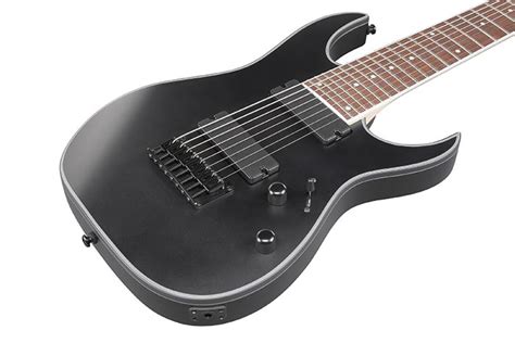 Ibanez Rg Standard Rg8ex 8 String Electric Guitar Black Flat Music