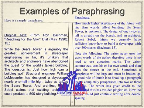 Dos And Donts Of Paraphrasing Ten Mistakes You Must Avoid At All