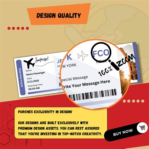 Custom Boarding Passfaux Boarding Passairline Ticket Canvafake Plane