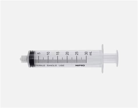Nipro 30cc Syringe Bpl Source
