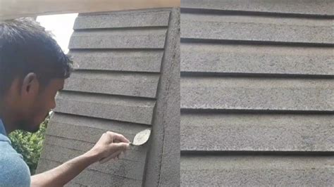 Wall Plaster Design Pillar Design YouTube