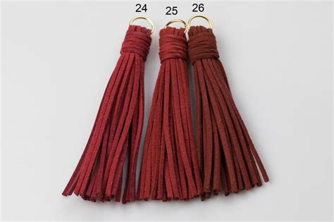 3 Pcs Suede Tassel Tassles High Quality Etsy Uk
