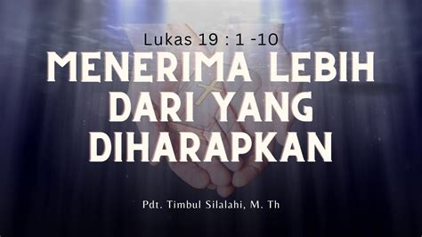 Ibadah Pemuda 30 September 2023 Pdt Timbul Silalahi M Th YouTube