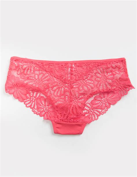 Full Tilt All Over Lace Hot Pink Bikini Panties Hot Pink M Tillys