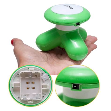 Mini Massageador Vibrador Portátil Mimo Pilhas E Usb R 1290 Em