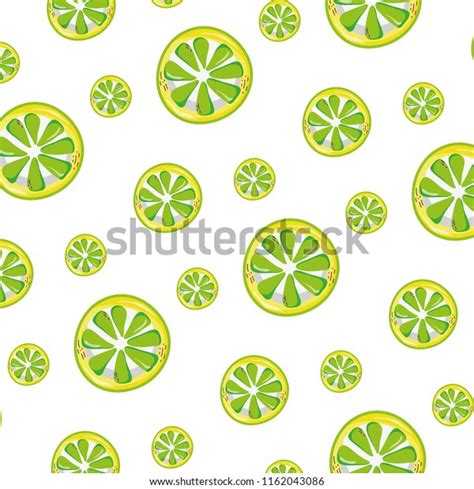 Exotic Slice Lemon Fruit Background Stock Vector Royalty Free 1162043086