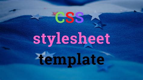 CSS Stylesheet Template Learn How To Design A Tag Tutorial LifeToor YouTube