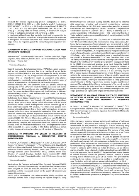 Pdf Management Of Malignant Colonic Polyps T1 Endoscopic Polypectomy Vs Surgery And