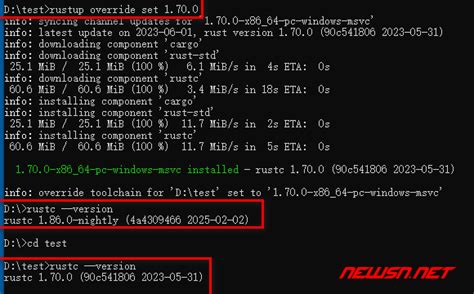 rustup如何对rustc和cargo进行管理切换rust版本号