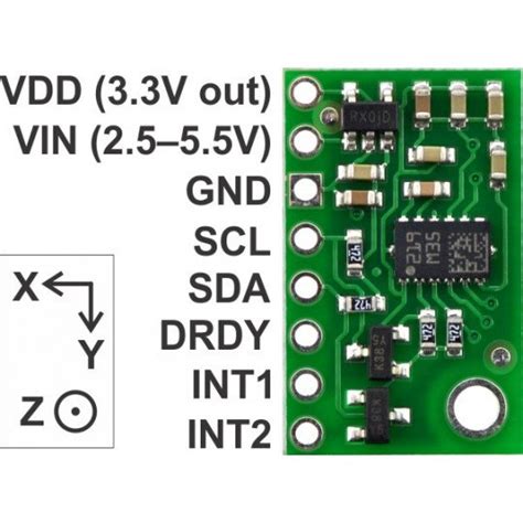 Lsm303dlhc 3 Axis Digital Accelerometer Botland Robotic Shop