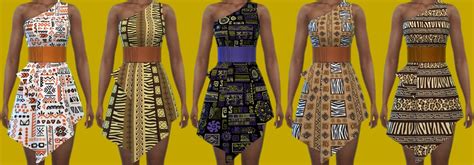 Annetts Sims 4 Welt Get Famous Africa Dresses