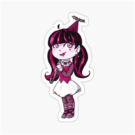 Draculaura The Vampire Sticker For Sale By Its Aure Here Redbubble