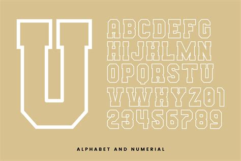 Modern Varsity Font Svg Varsity Fonts Varsity Jacket Svg File Block Font Modern Fonts Font