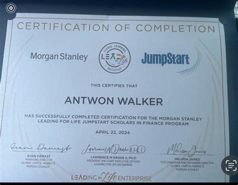 Antwon Walker On Linkedin Im Thrilled To Announce That I Have Earned