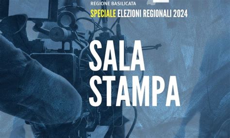 ELEZIONI REGIONALI BASILICATA SALA INGUSCIO DIVENTA SALA STAMPA H Radio Senise Centrale