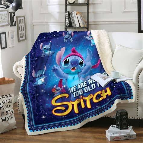 Lilo And Stitch Film Never Blanket Quilt Fan Made All Season 3d