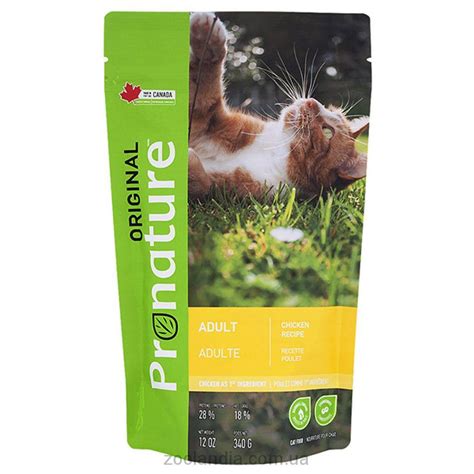 Pronature Original Cat Chiсken ( Пронатюр Ориджинал Курица) корм для ...