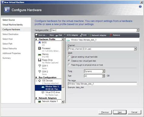 Filevmm New Vm Hardware Settings Virtuatopia