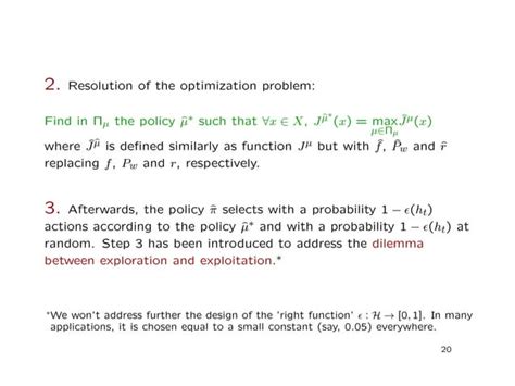 Reinforcement Learning For Data Driven Optimisation Ppt