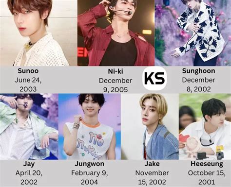 How Old Are The Enhypen Members Kpop Singers
