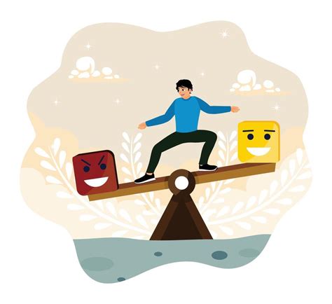 Unstable Mental State And Tight Emotion Control 67578053 Vector Art At