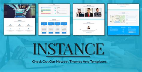 Instance One Page Responsive Html Template Codemarket