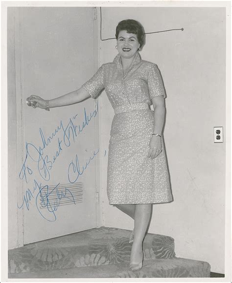 Patsy Cline Signed Photograph Rr Auction