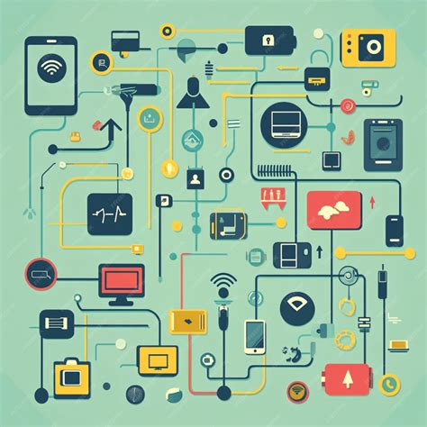 A Visual Representation Of The Internet Of Things Iot Connecting