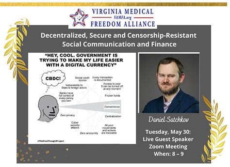 Decentralized Secure Censorship Resistant Social Communication And Finance Virginia Medical