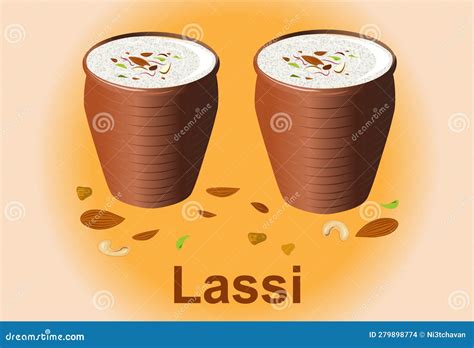 Indian Lassi Indian Traditional Buttermilk With Yogurt And Spices