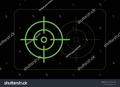 Two Target Bullet Holes Stock Vector Royalty Free 2267161439