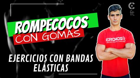 Rompecocos Con Goma Entrenamiento De Tr Ceps Con Bandas El Sticas