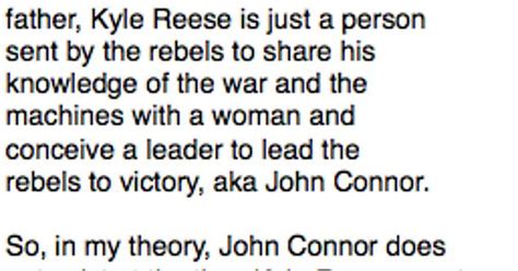 John Connor Is A Lie Imgur