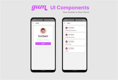 Github Gumhq React Native Components Mobile Ui Components For Gum
