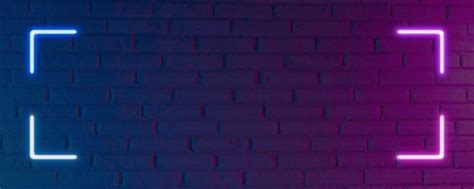 Twitch Profile Banner Neon Brick Background Cyberpunk Twitch Background Cool Twitch Banner