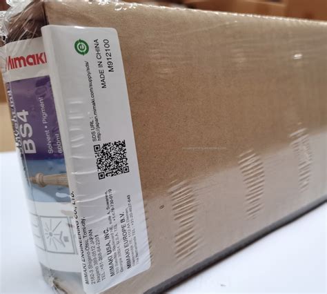 Original Mimaki BS4 600ml Eco Solvent Ink For Jv300 Jv150 Cjv150 Jv33