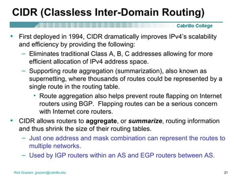 Ccna3 Mod1 Classless Routing Ppt