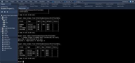 Solved Error Not Able To Execute Insert