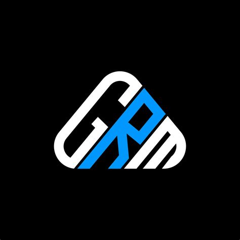 Grm Letter Logo Creative Design With Vector Graphic Grm Simple And